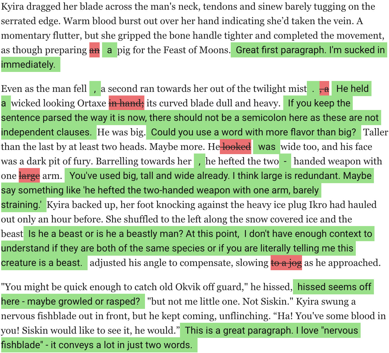 Community feedback and Scribophile | Article | Michael S. Jackson