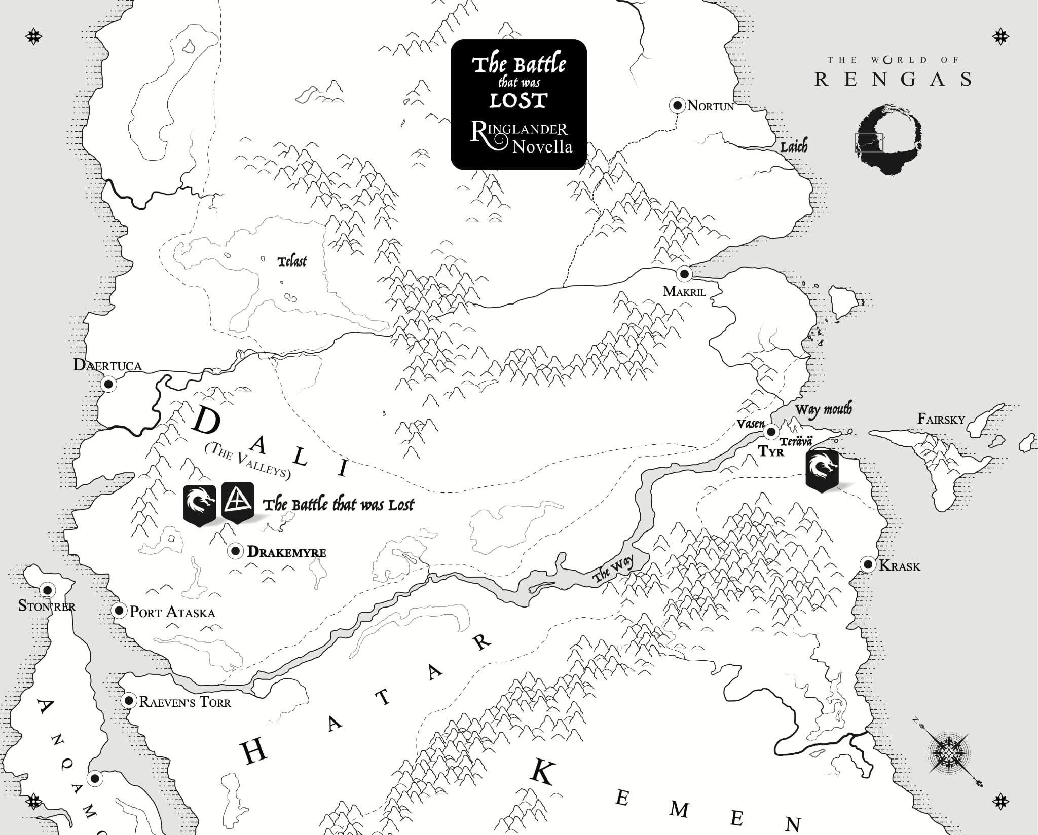 Building a fantasy world map using Adobe Illustrator | Article ...